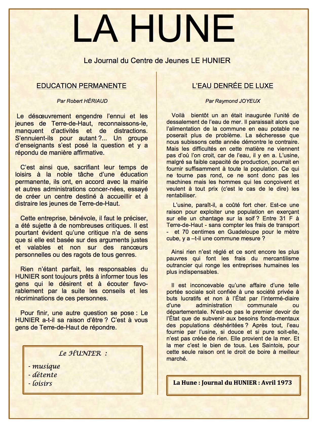 Un discours électoral en 1977 | Raymond Joyeux